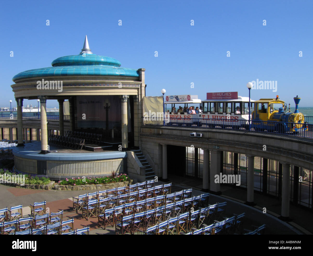 Bandstand on the seafront Eastbourne Sussex UK Stock Photo - Alamy