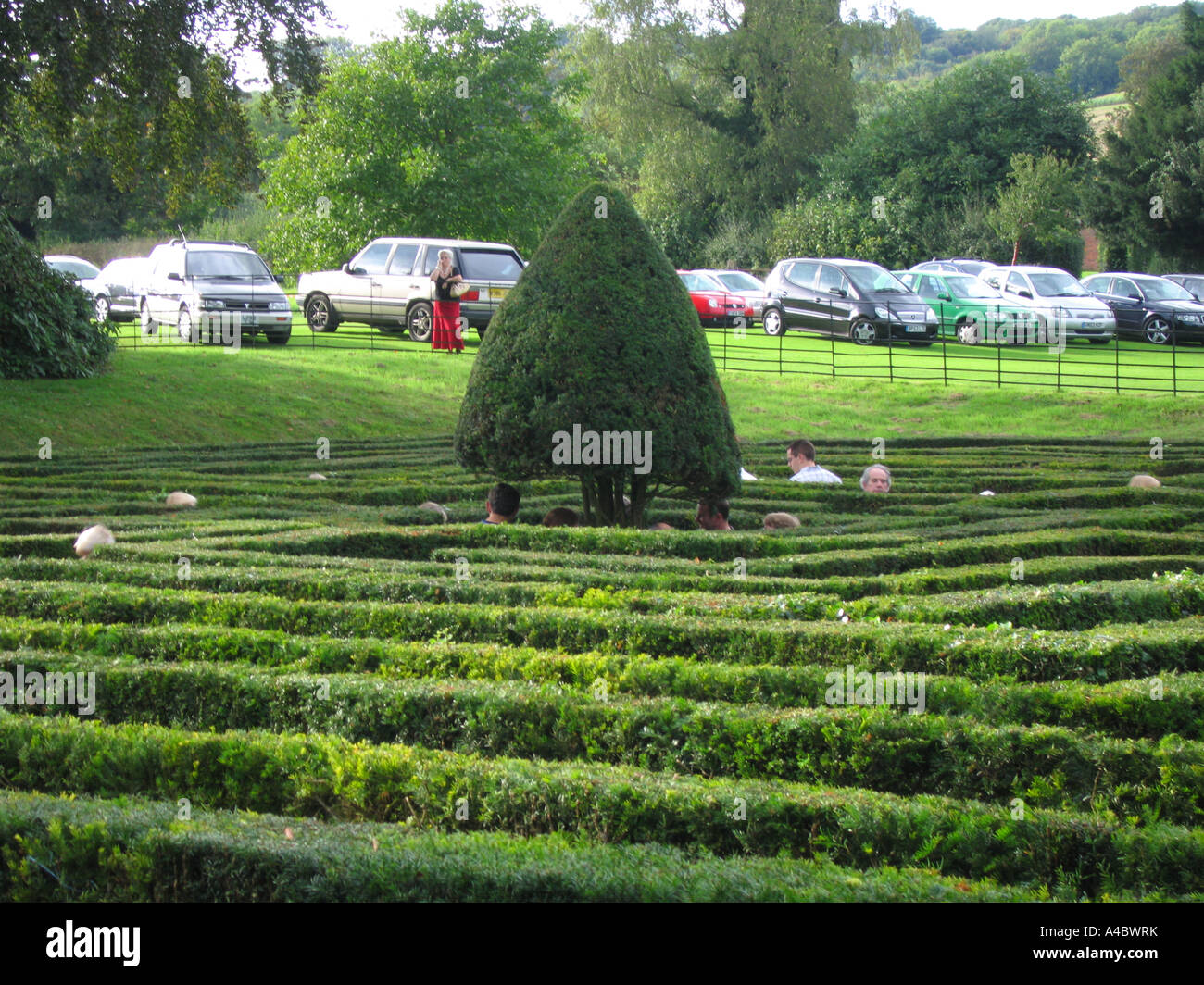 Maze at Chevening House Chevening Kent UK Stock Photo - Alamy