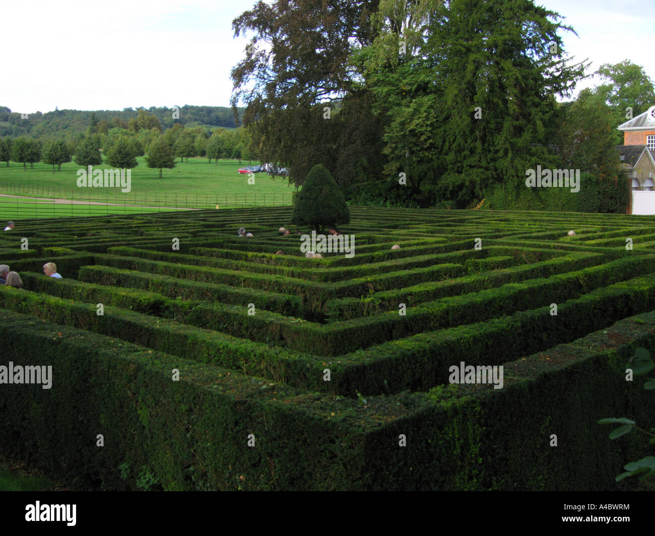 Maze at Chevening House Chevening Kent UK Stock Photo - Alamy