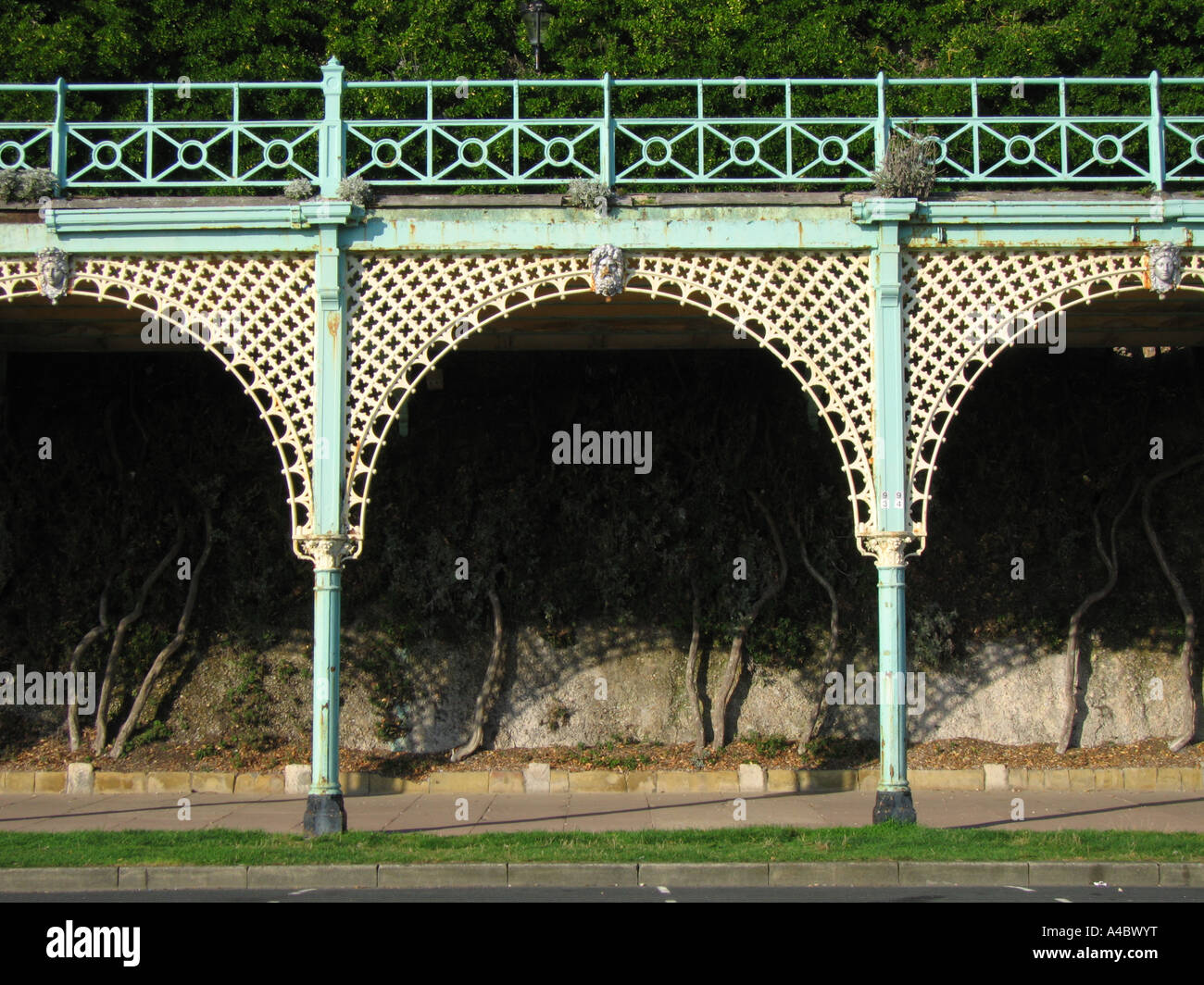 Madeira Drive arches Brighton Sussex Uk Stock Photo - Alamy