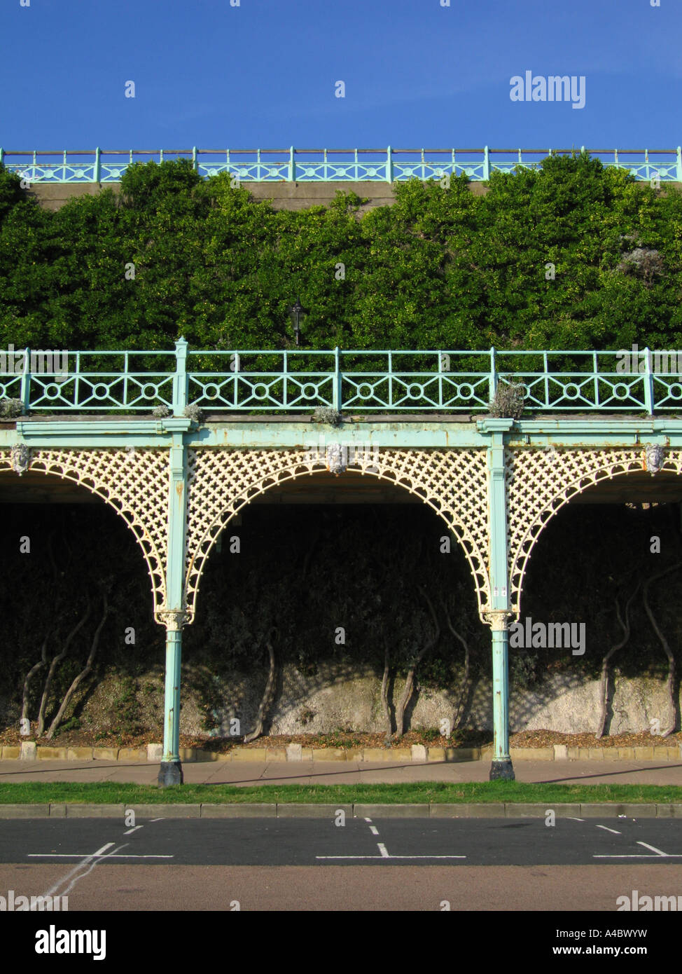 Madeira Drive arches Brighton Sussex Uk Stock Photo - Alamy