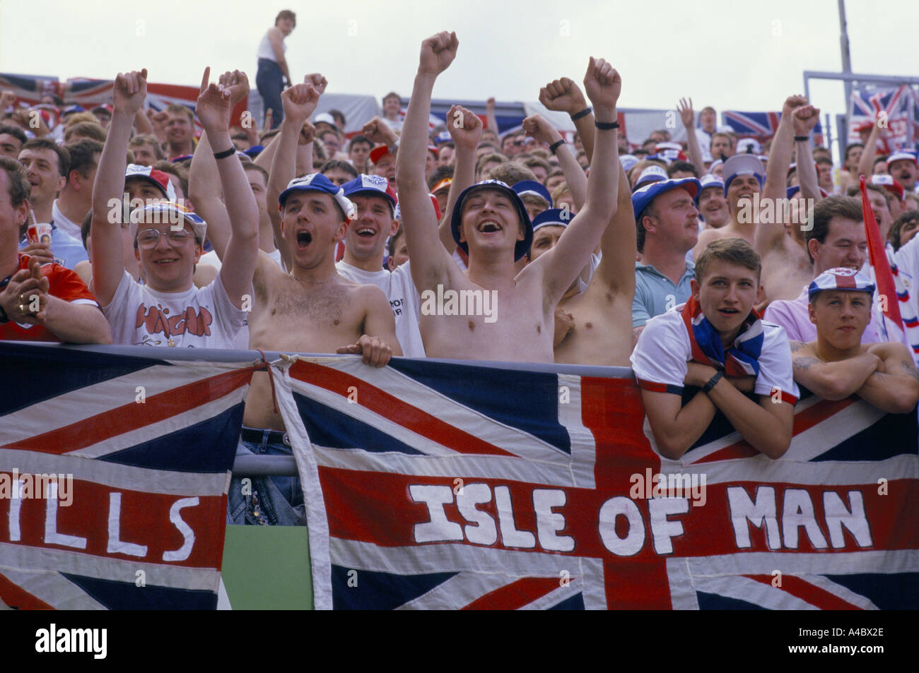 Euro Cup West Germany 1988: Crowds of English fans pack the stadium for ...