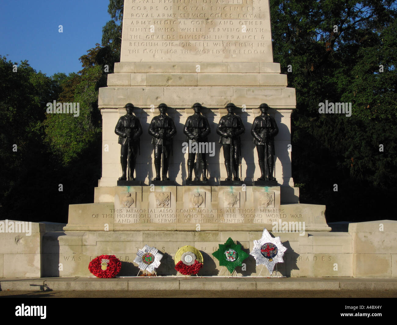 Guards Memorial St James s Park City of Westminster London UK Stock ...
