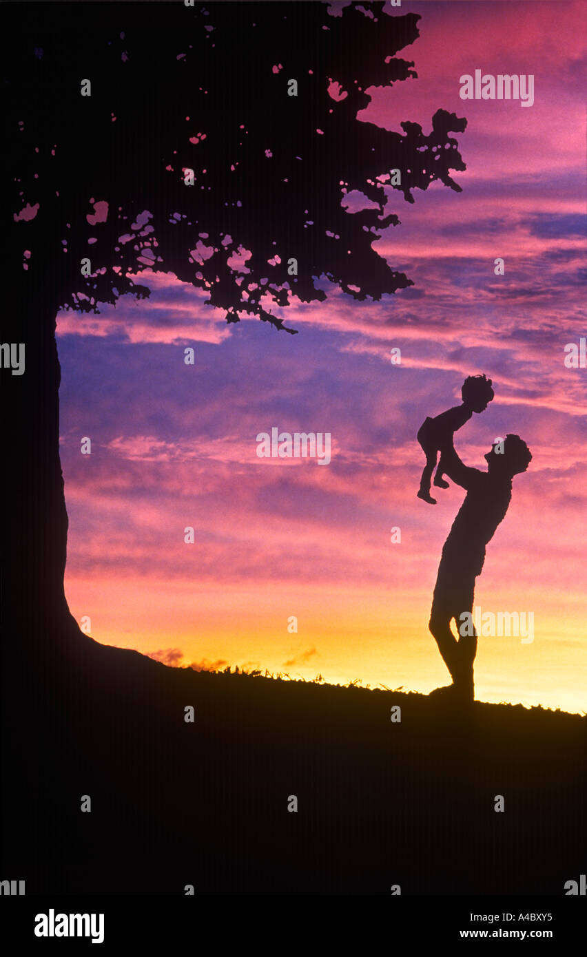 Father son sun rise hi-res stock photography and images - Alamy