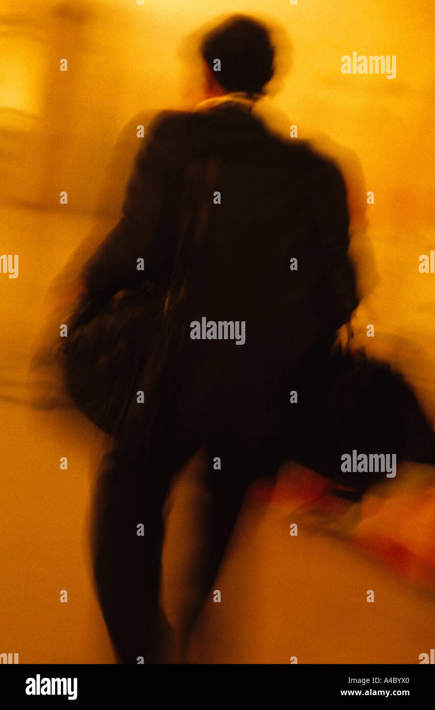 Man running catch train High Resolution Stock Photography and Images ...