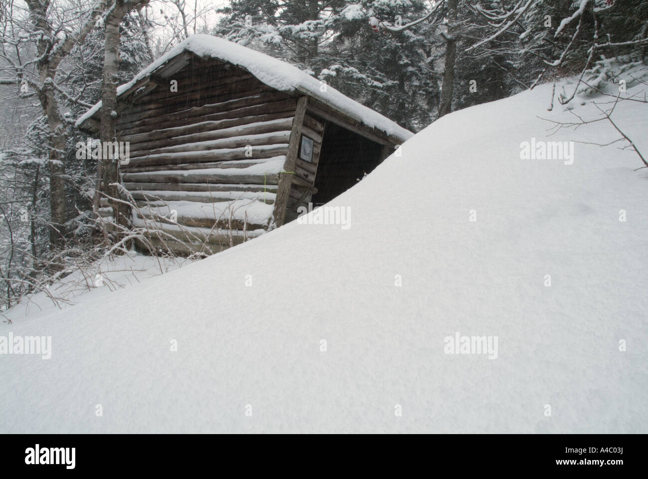Resolution Shelter - Located off Davis Path in the Dry River Wilderness ...