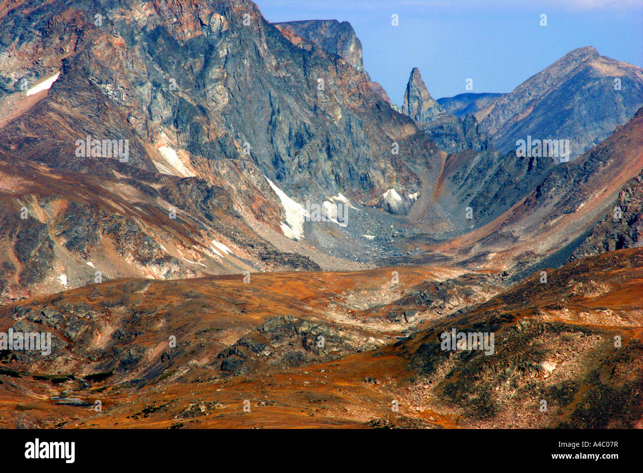 the bears tooth peak, wyoming Stock Photo - Alamy