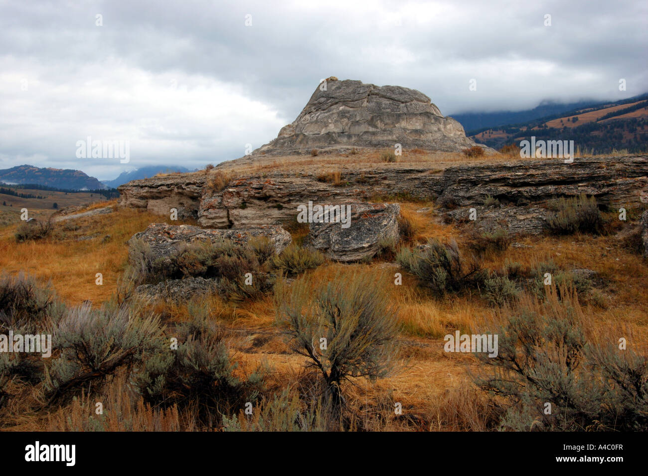 soda butte, yellowstone national park Stock Photo - Alamy