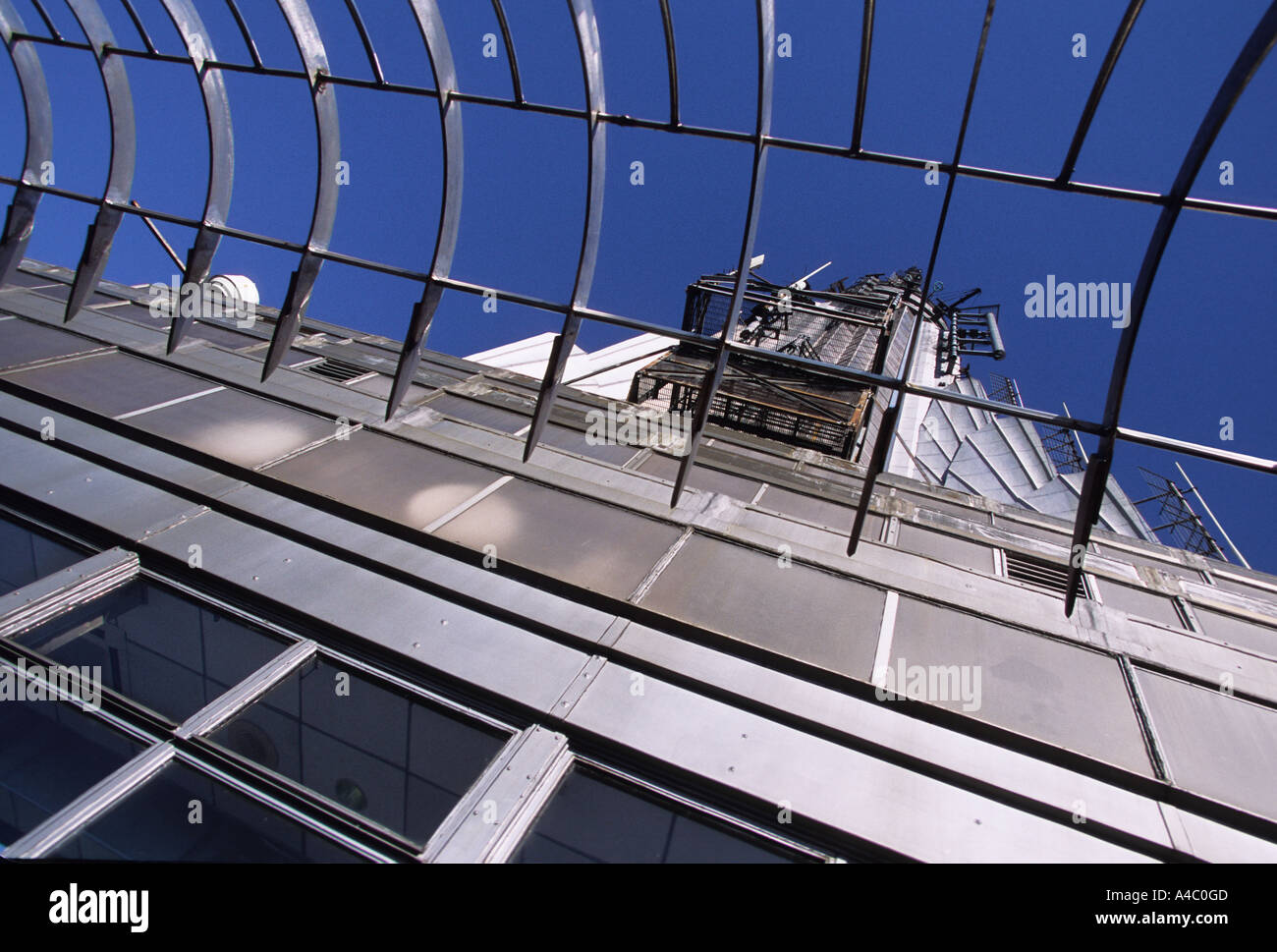 Empire State Building observation deck tower. New York City, New York ...