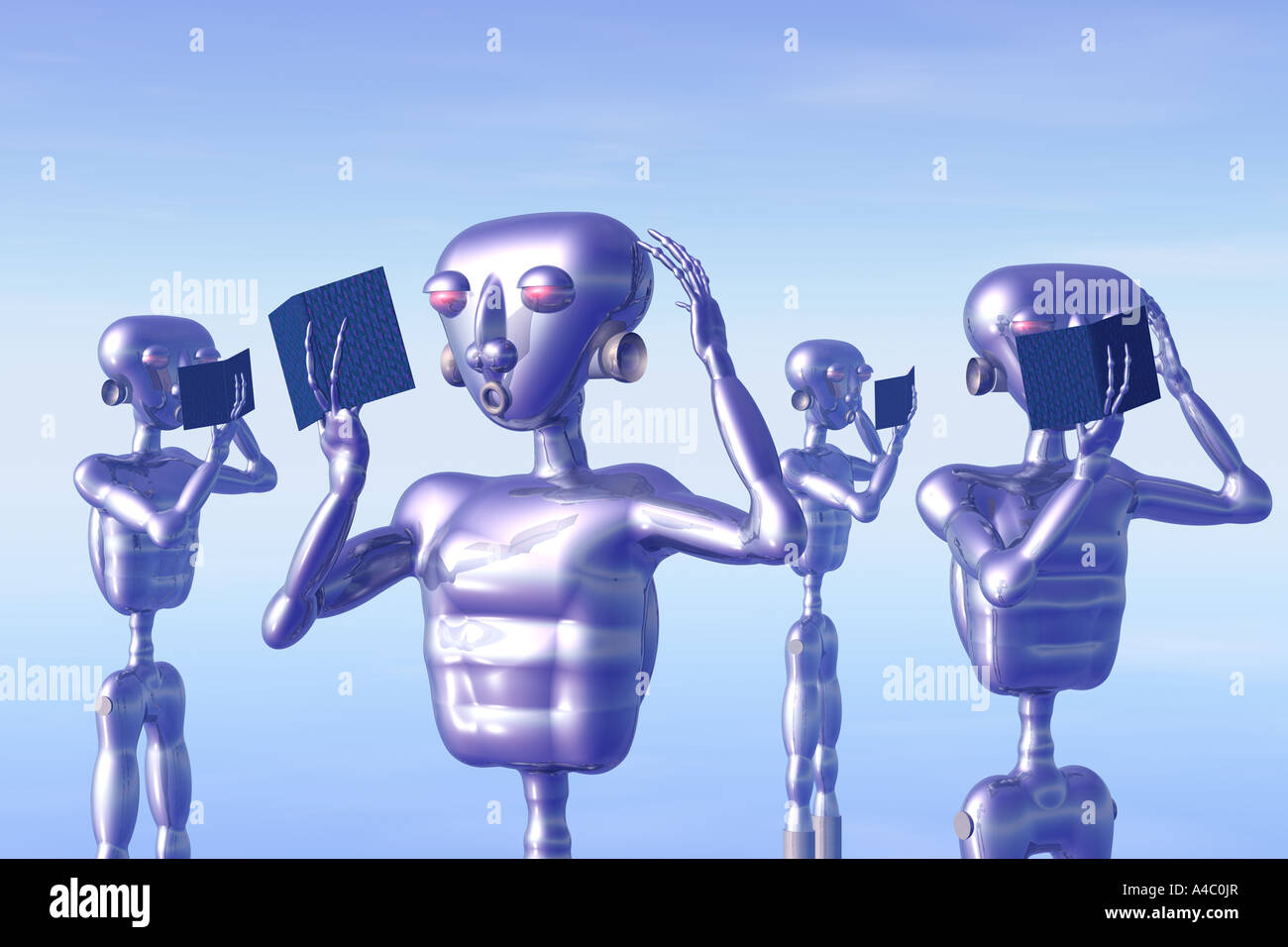 The reading group Stock Photo - Alamy