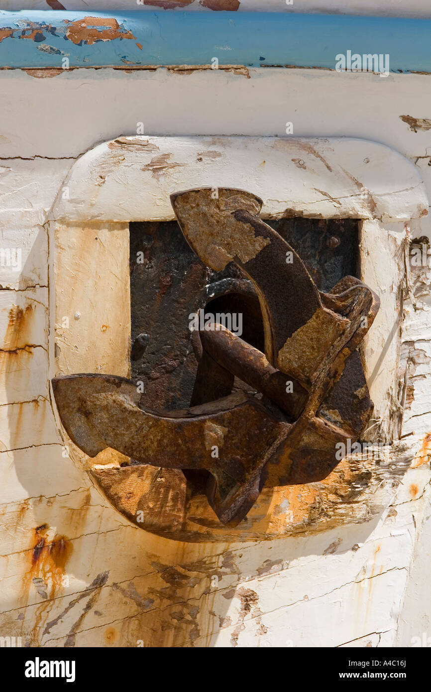 Old Rusty Anchor Stock Photo - Alamy