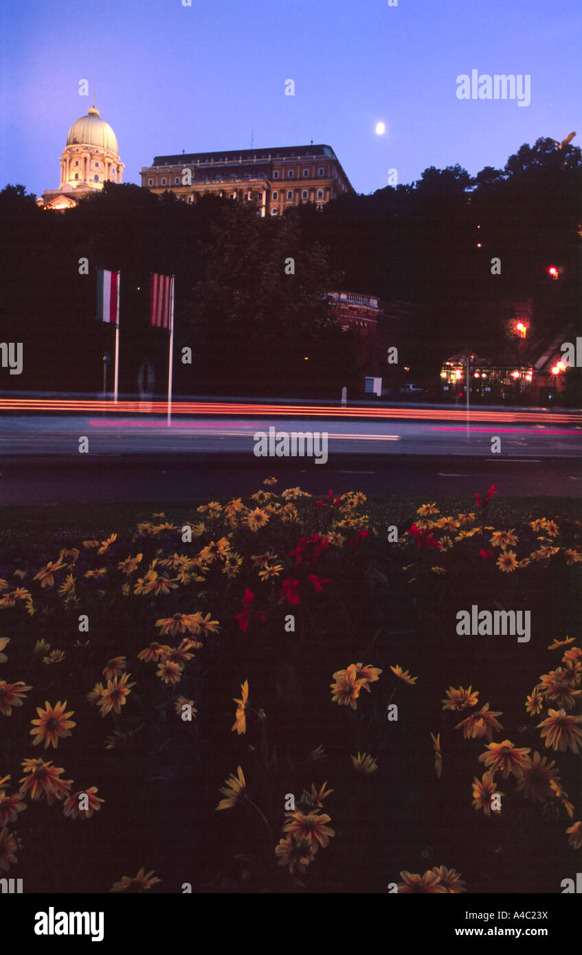 Buda Castle Clark Adam Square Budapest Hungary Stock Photo - Alamy