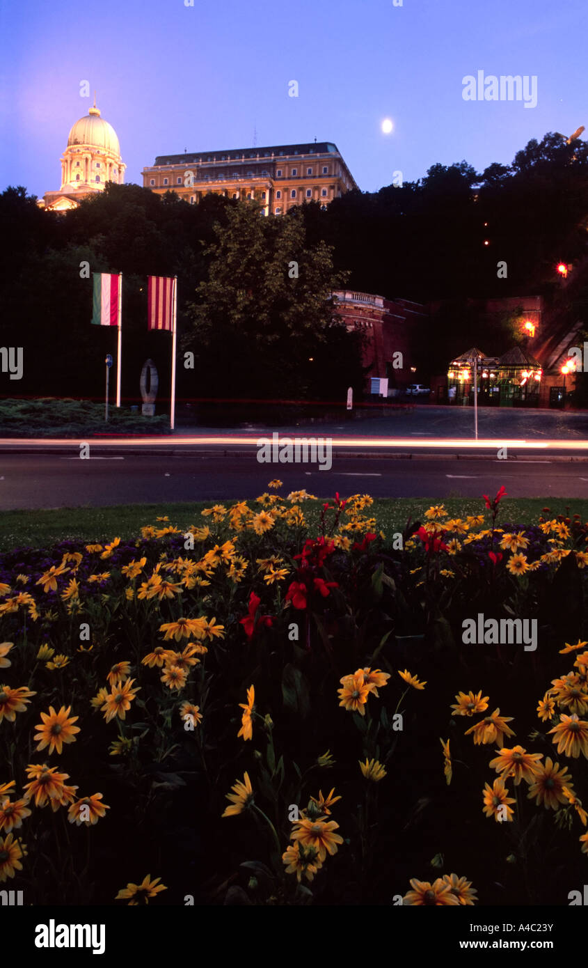 Buda Castle Clark Adam Square Budapest Hungary Stock Photo - Alamy