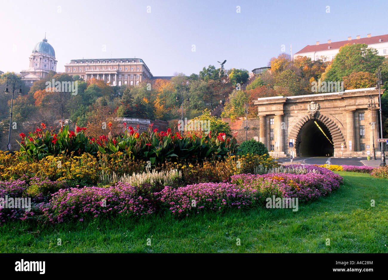 Buda Castle Royal Palace Tunnel Clark Adam Square Budapest Hungary ...