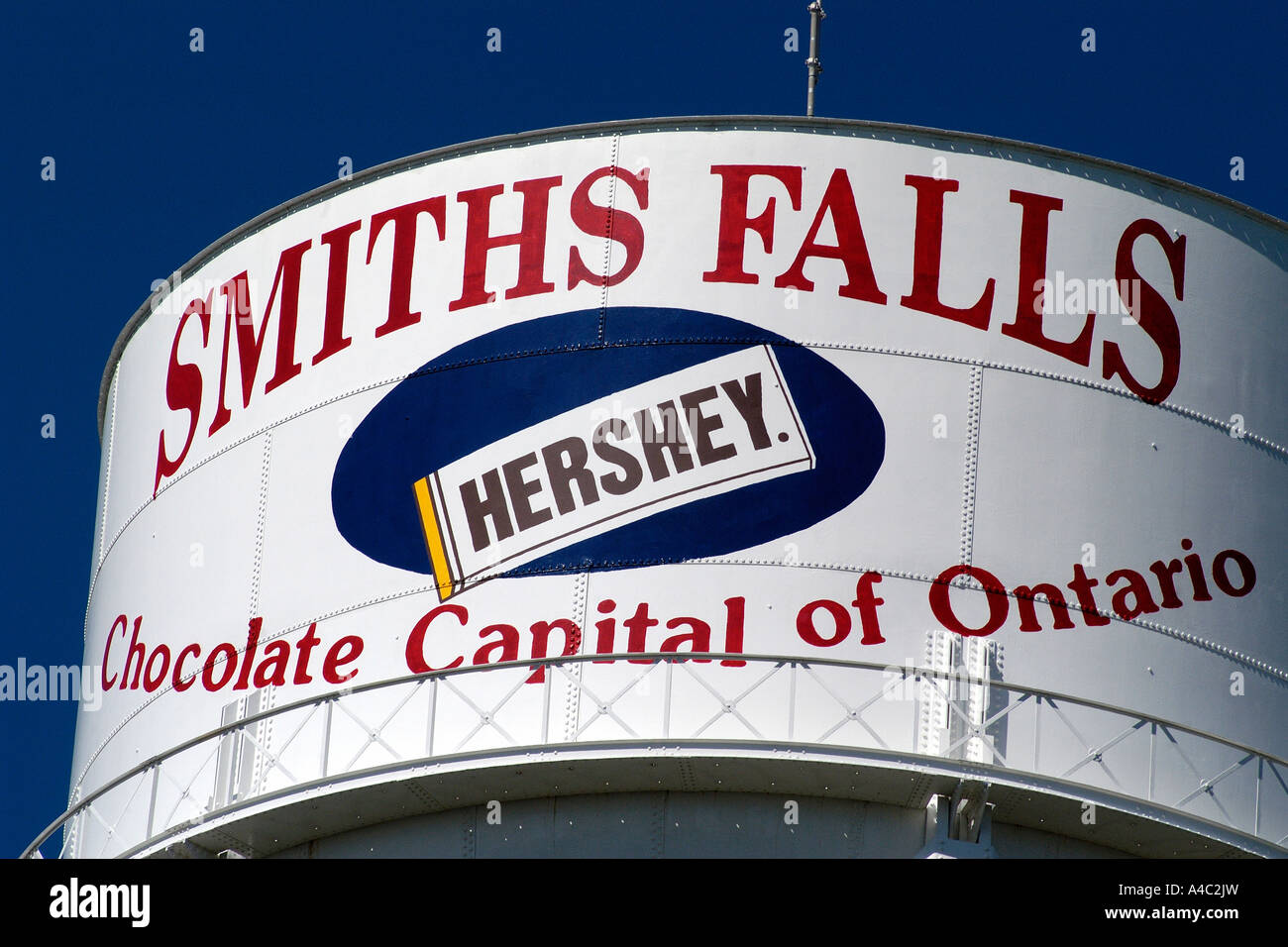 Smiths Falls water tower Stock Photo - Alamy