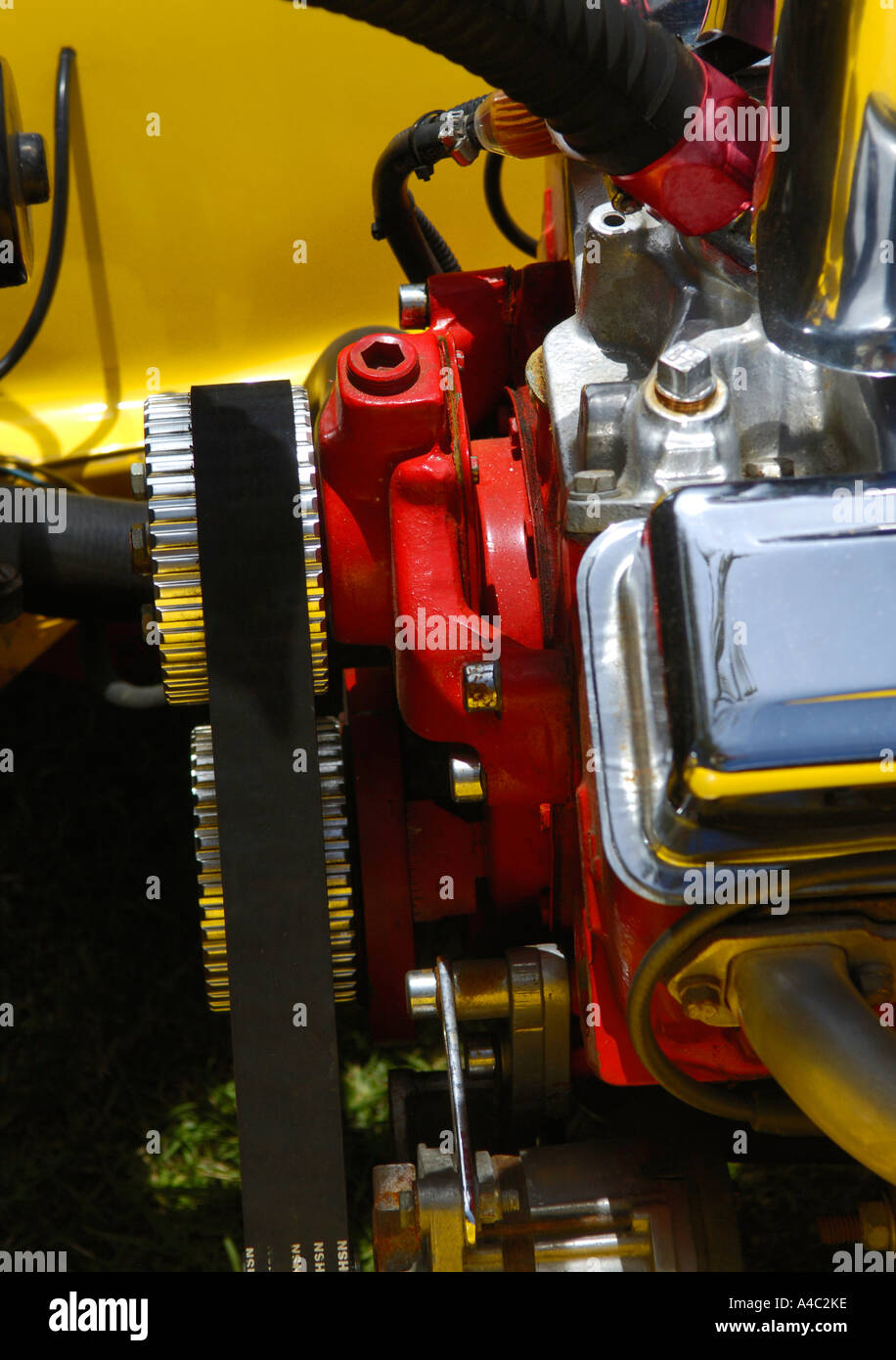 Yellow engine cover hi-res stock photography and images - Alamy