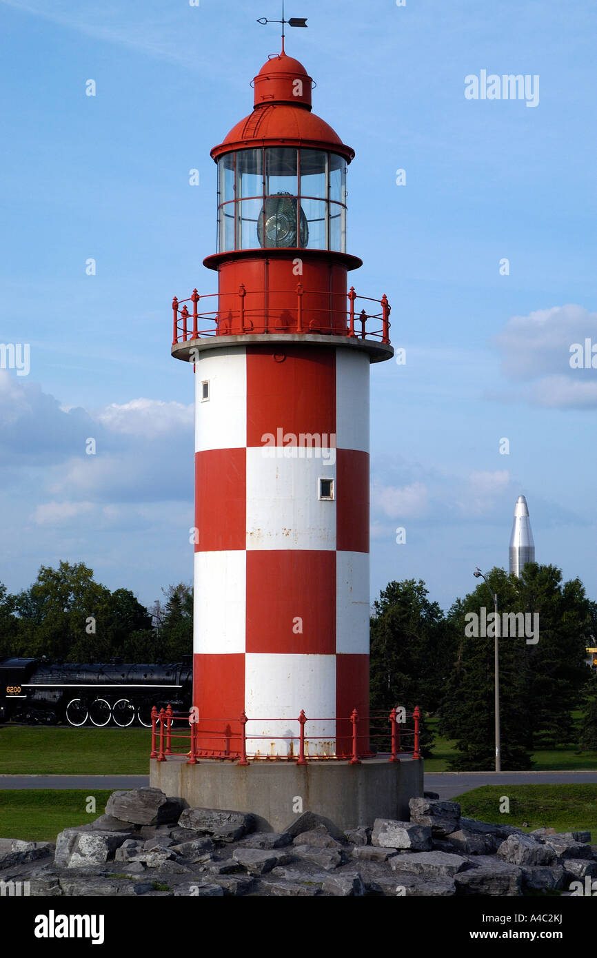 Lighthouse at Ottawa`s Science and Technology Museum Stock Photo - Alamy