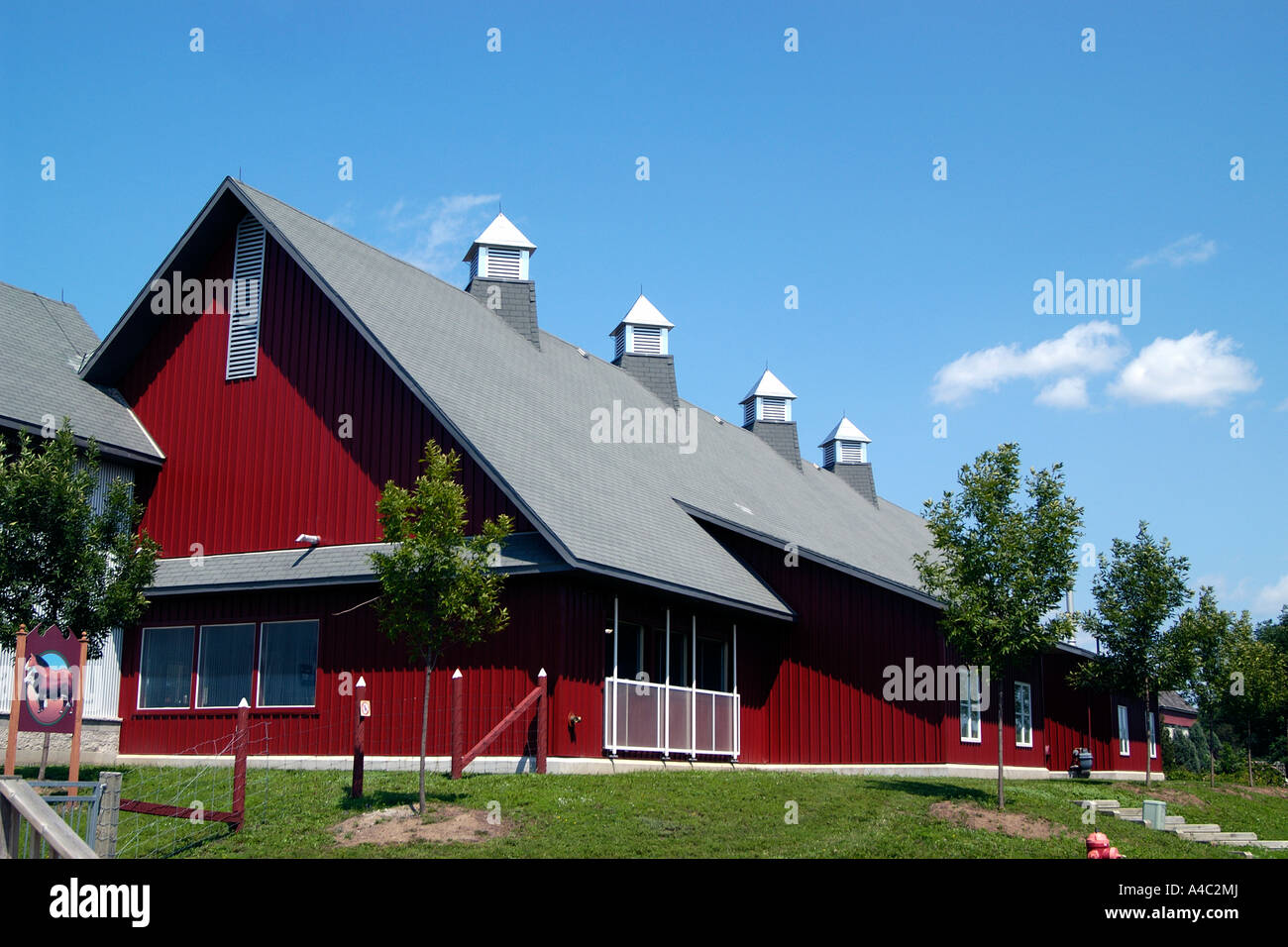 Barn at the Canada Agriculture Museum located on the Central ...