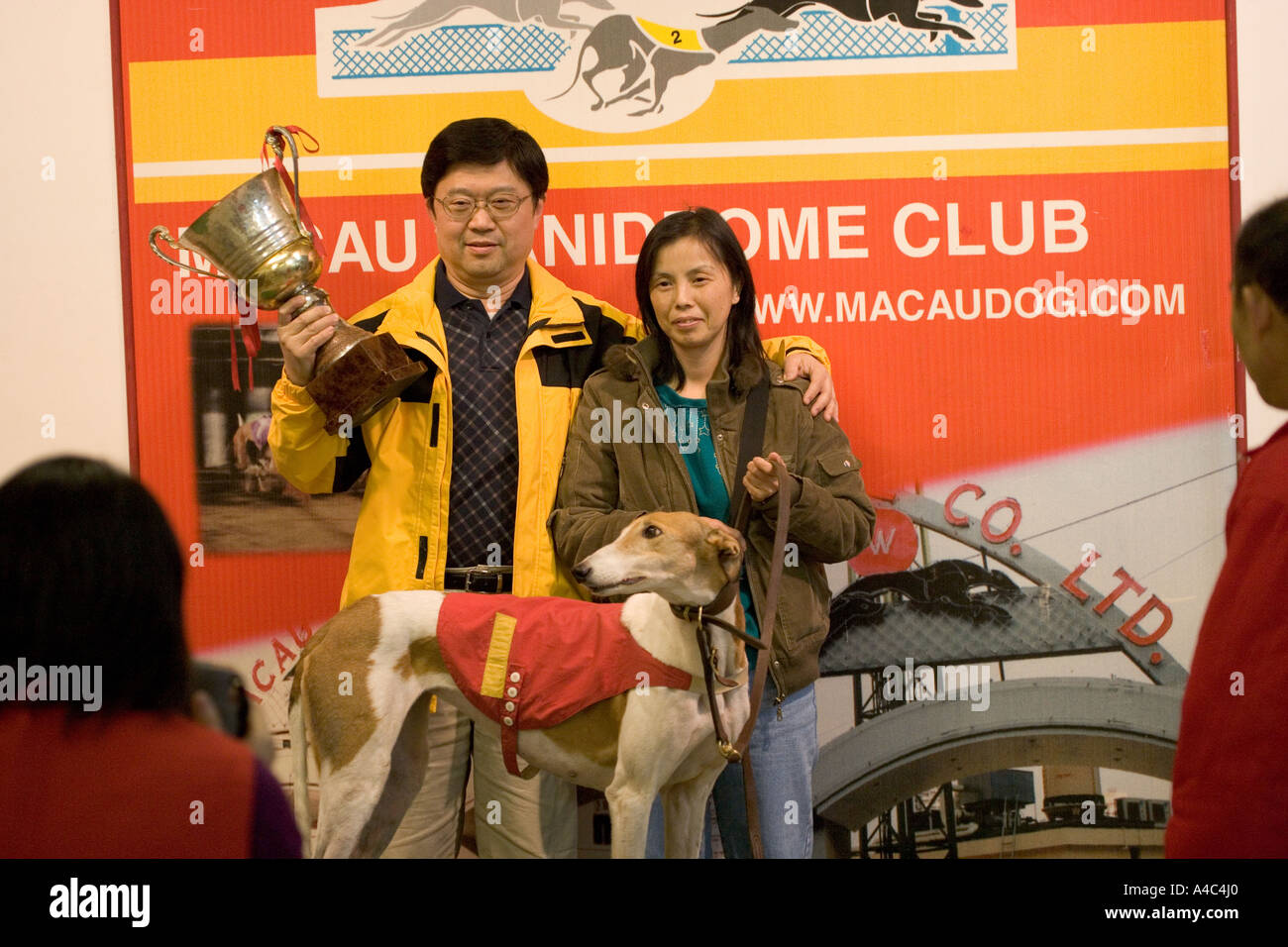 Winners Podium Canidrome Greyhound Racing Stadium Macau Stock Photo - Alamy
