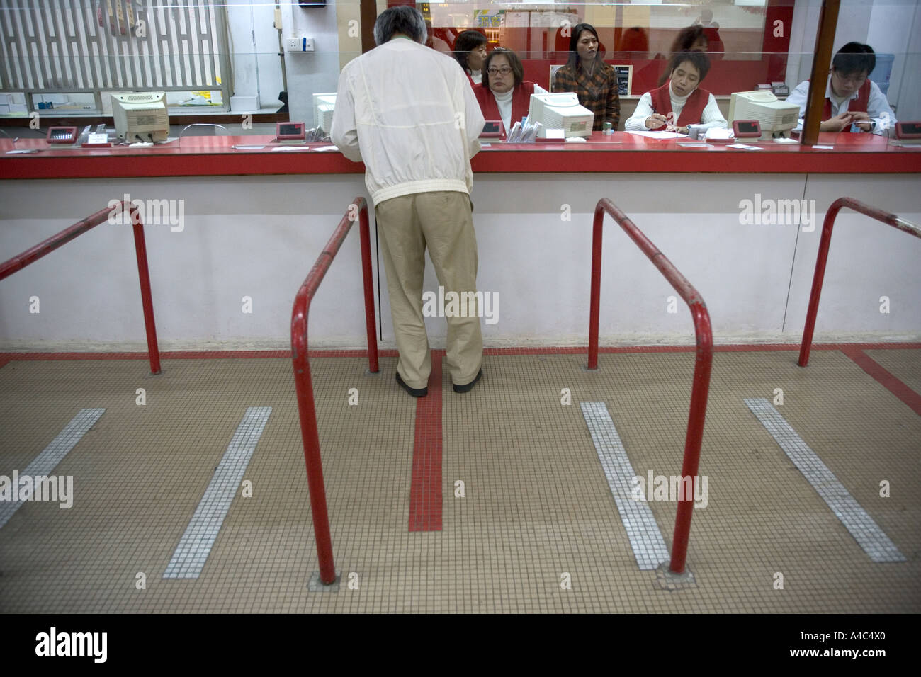 Placing Bets Canidrome Greyhound Racing Stadium Macau Stock Photo - Alamy
