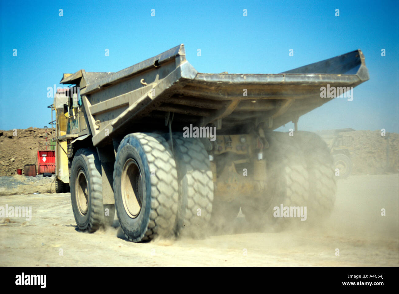 Dumper Truck in Open Cast Coal Mine Stock Photo - Alamy