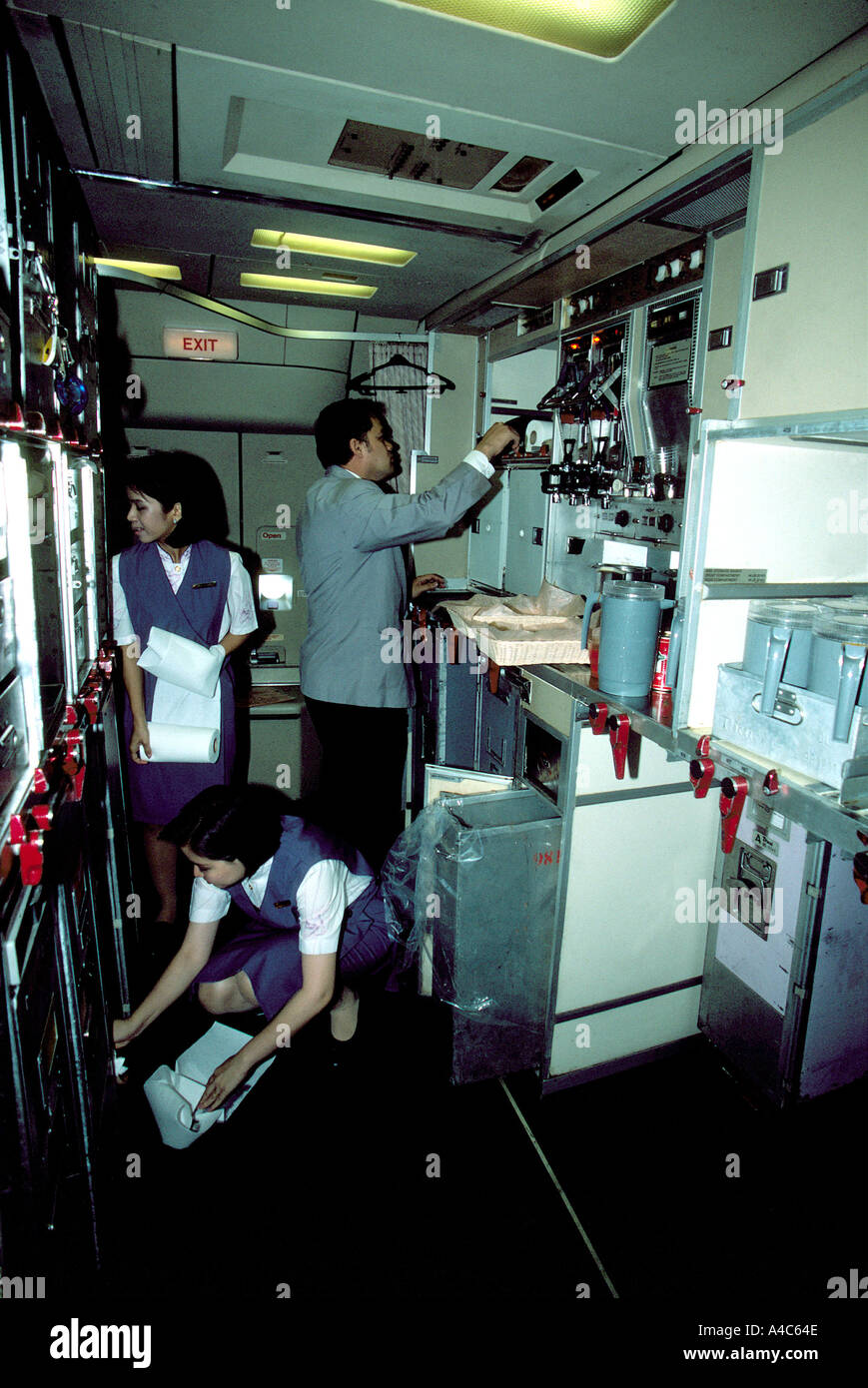 Aircraft galley hi-res stock photography and images - Alamy