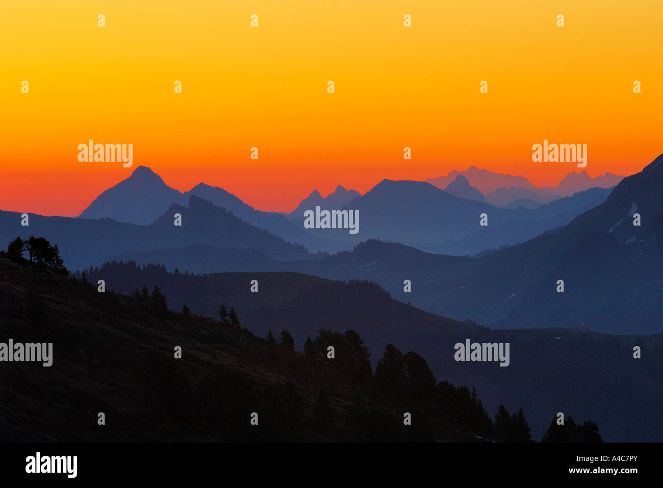 Sunrise Alps Switzerland Bern Bernese High Resolution Stock Photography ...