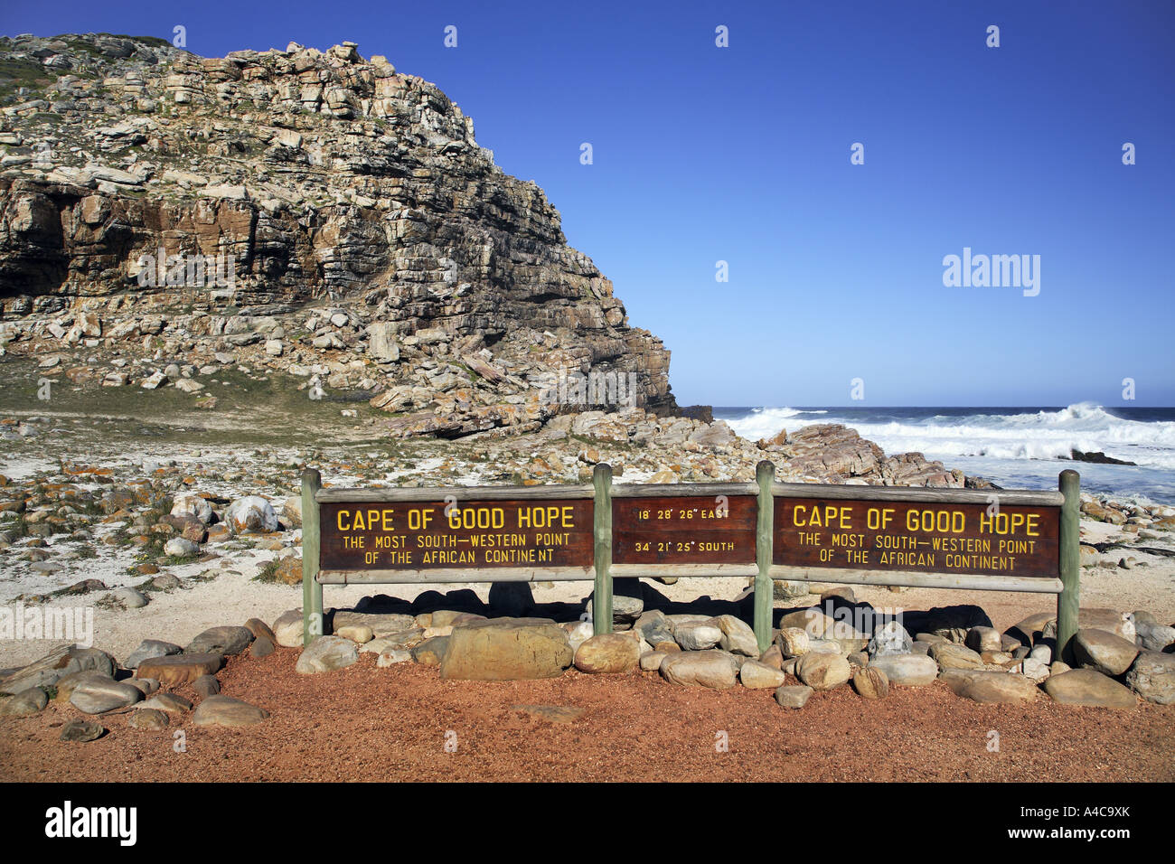 Cape of Good Hope sign South Africa Stock Photo - Alamy