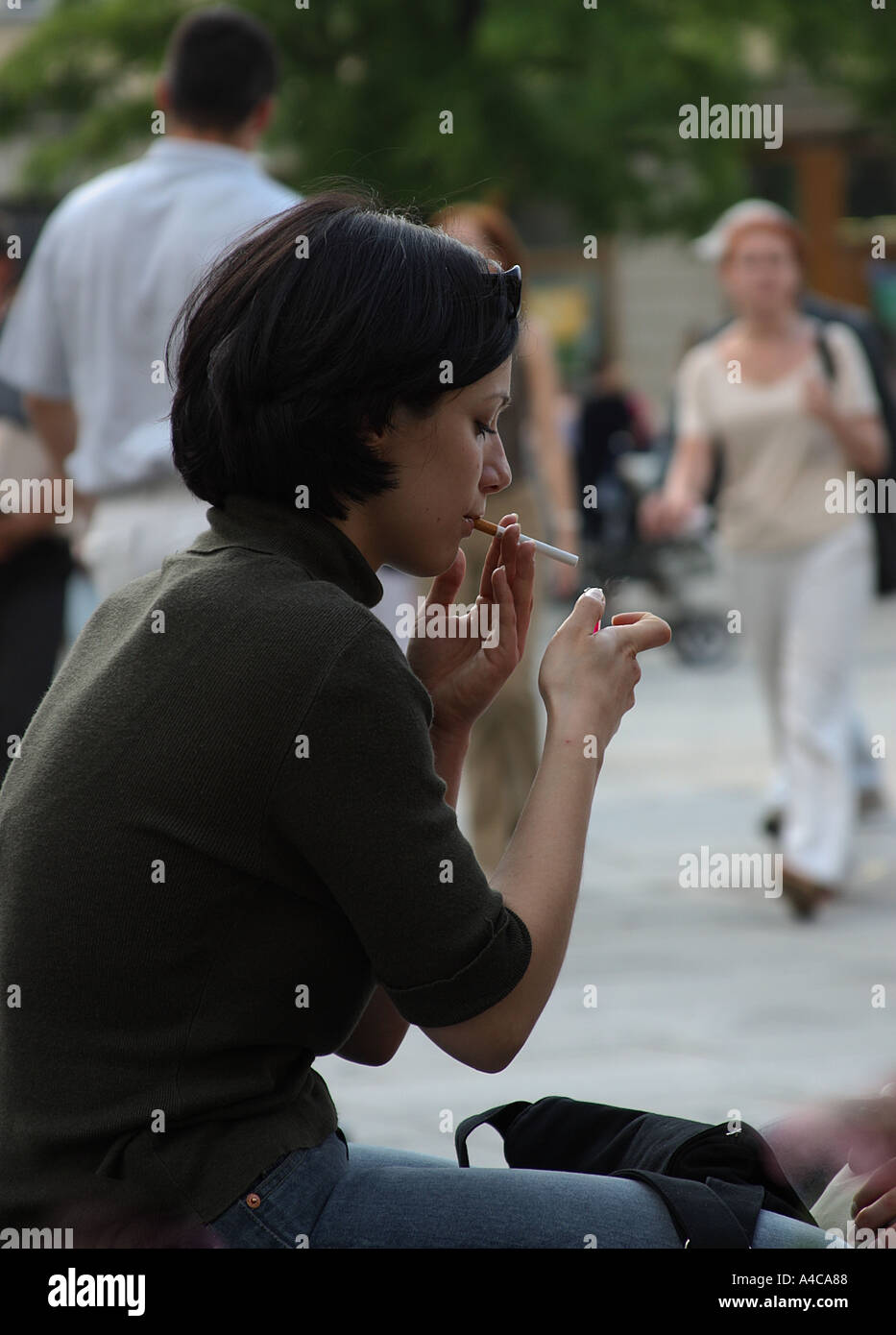 Lady Passing By High Resolution Stock Photography and Images - Alamy