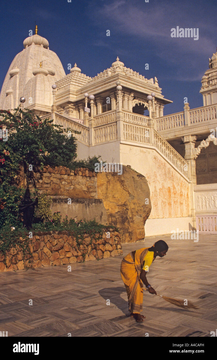 Birla Mandir Hindu Temple Hyderabad India Stock Photo - Alamy