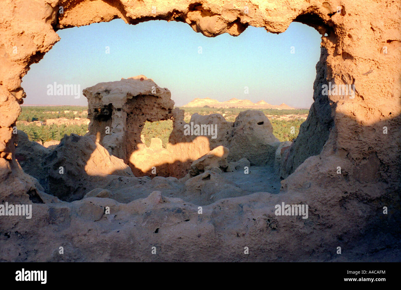 Rock formations in Siwa Oasis, Egypt Stock Photo - Alamy