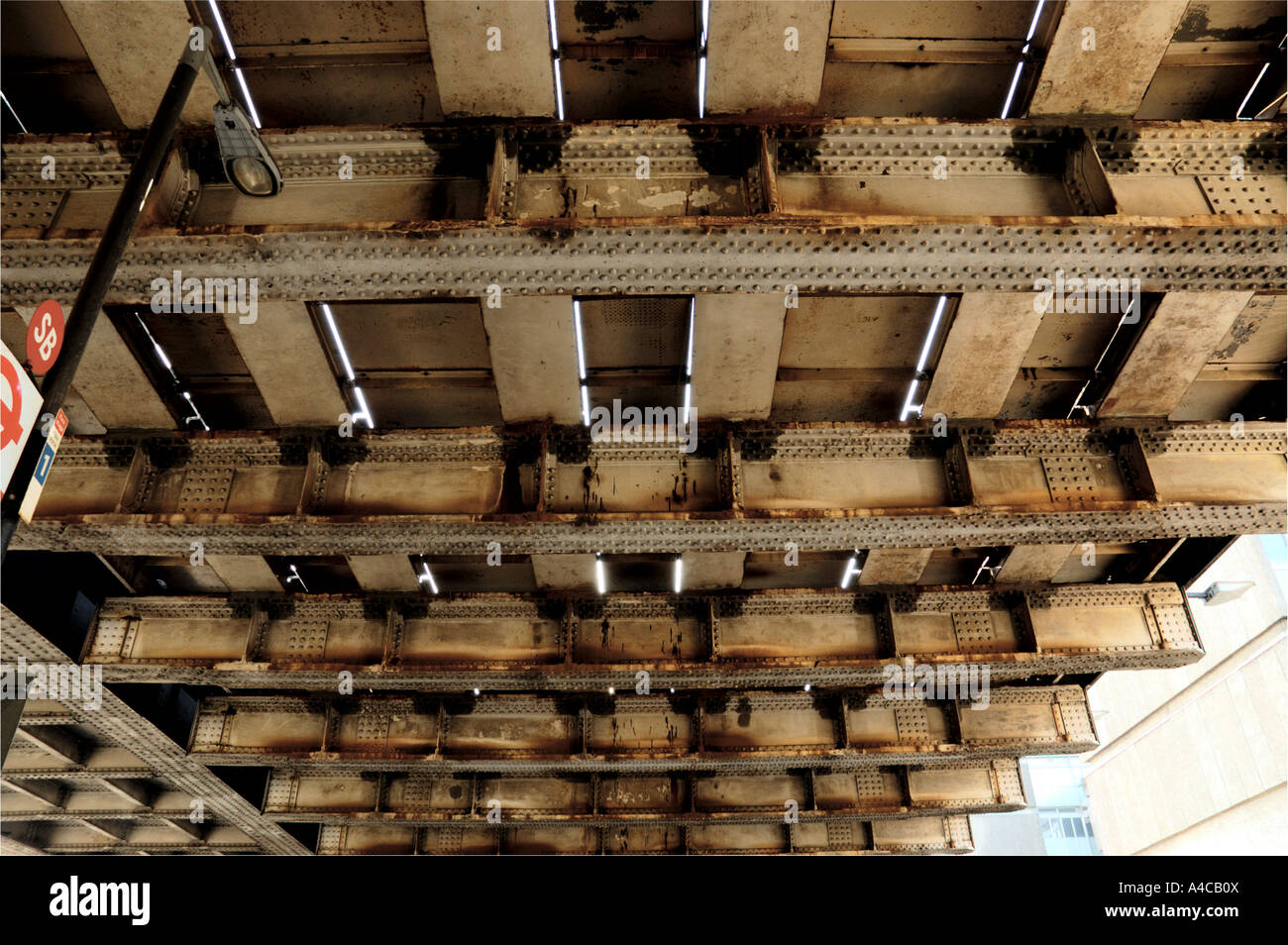 Underside of Bridge Stock Photo - Alamy