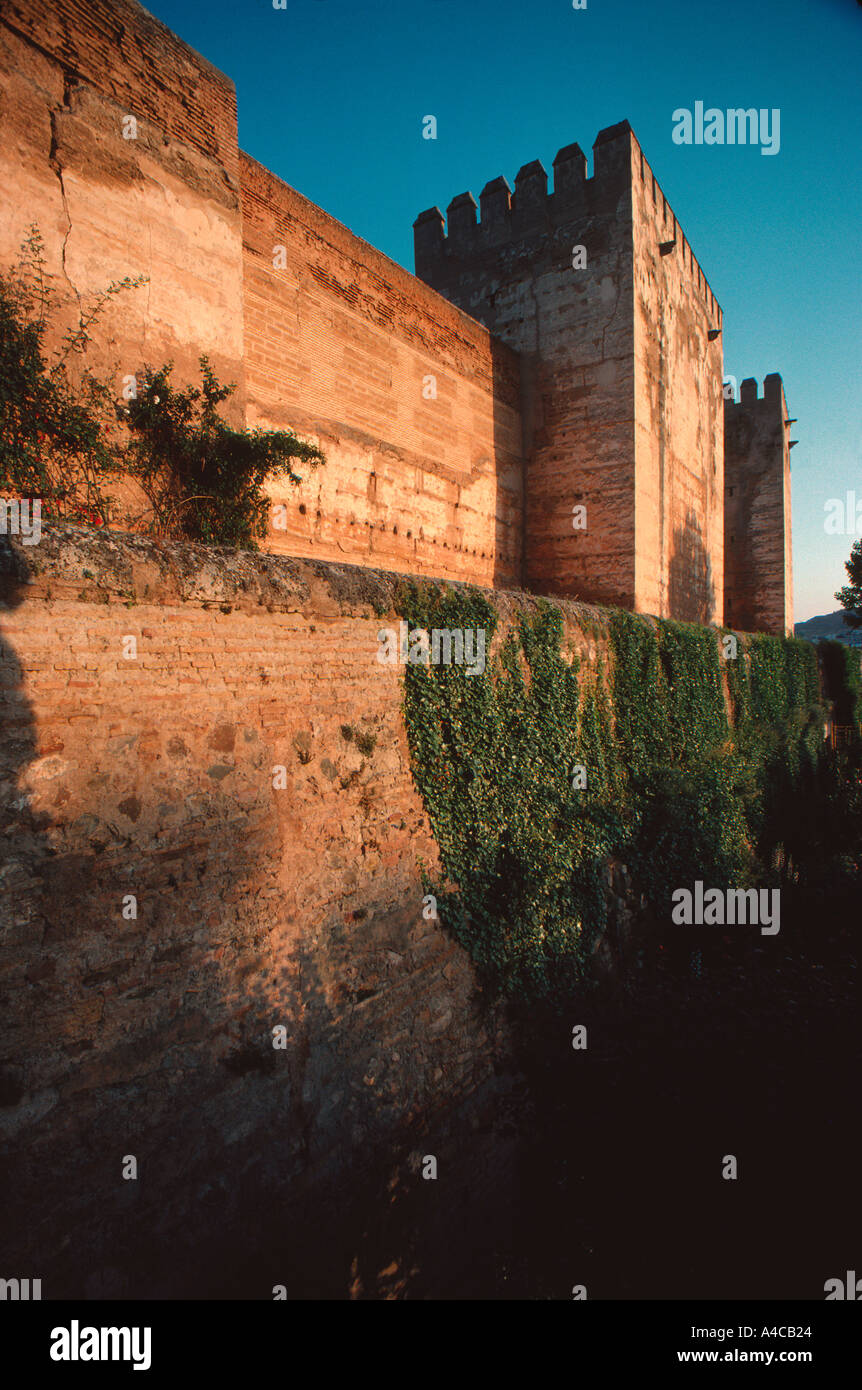 The Fortress of the Alhambra Granada Spain Stock Photo - Alamy