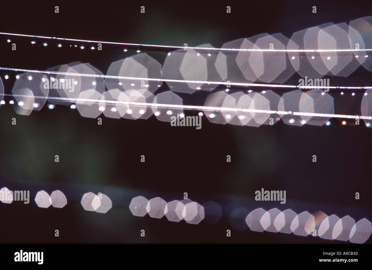 Water droplets on clothes line hi-res stock photography and images - Alamy