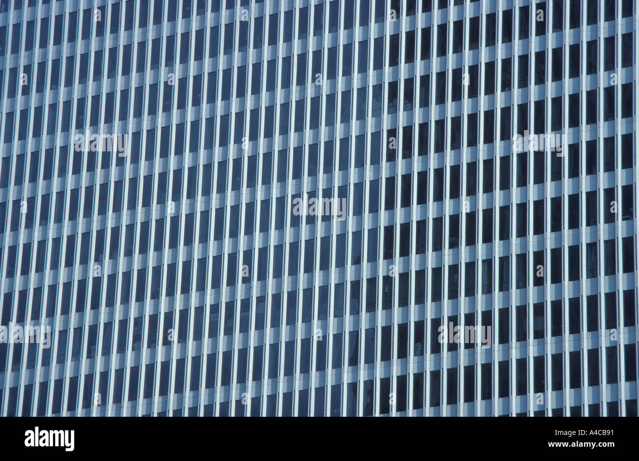 Windows in a new office block by the docks make an abstract pattern ...