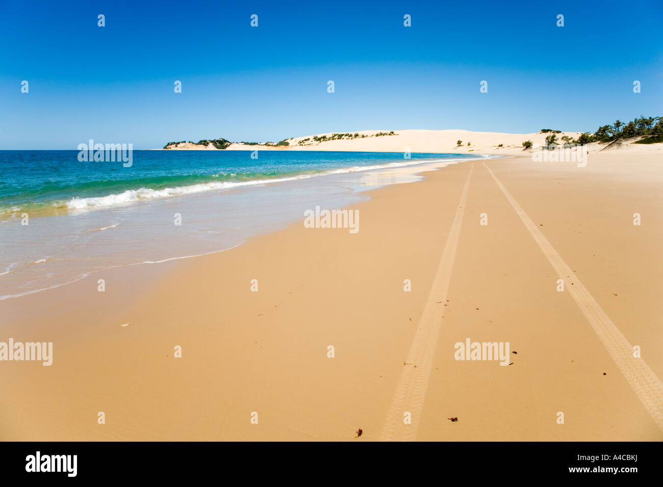 A remote beach, on Bazaruto Island, Mozambique Stock Photo - Alamy