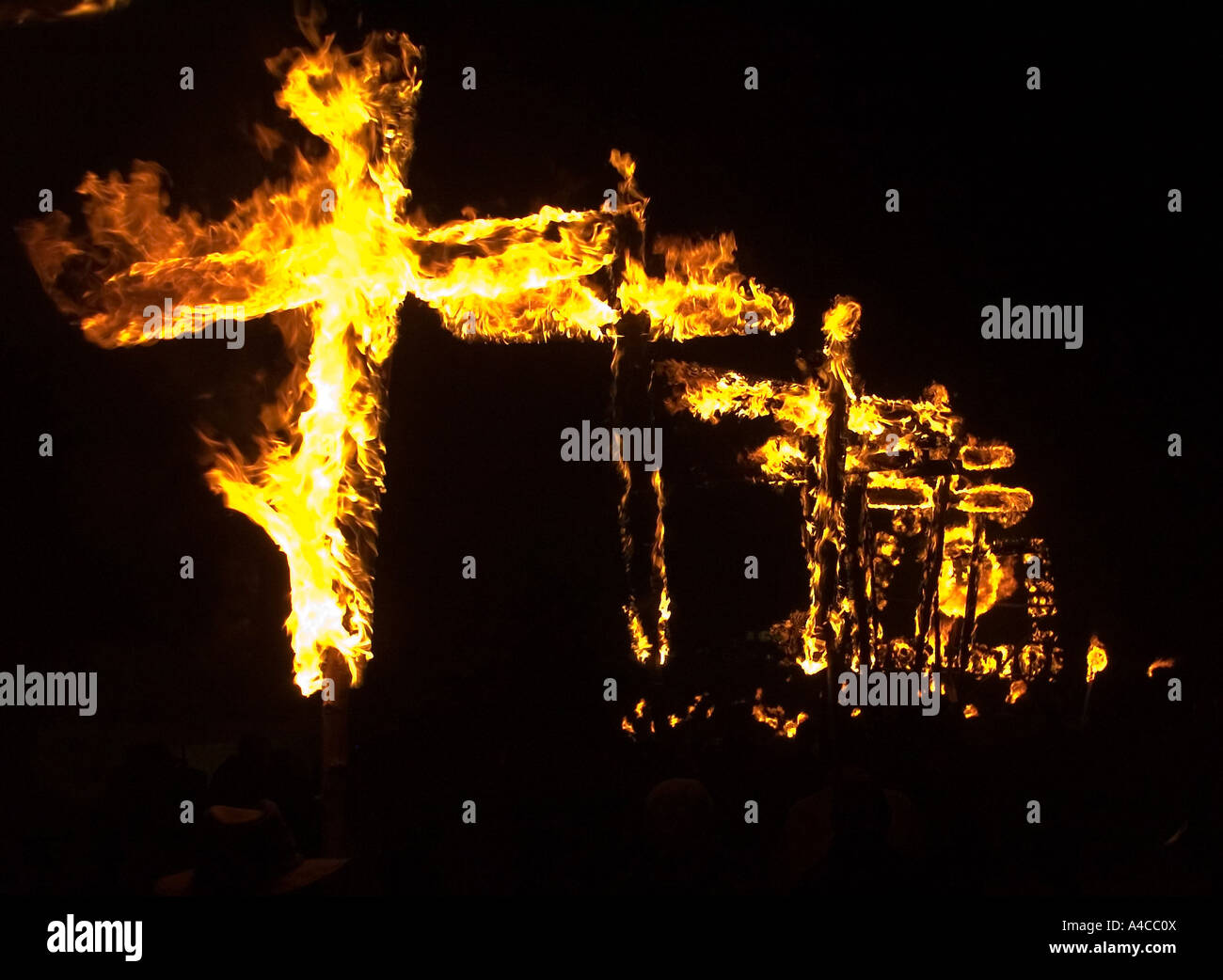 Burning Cross High Resolution Stock Photography and Images - Alamy