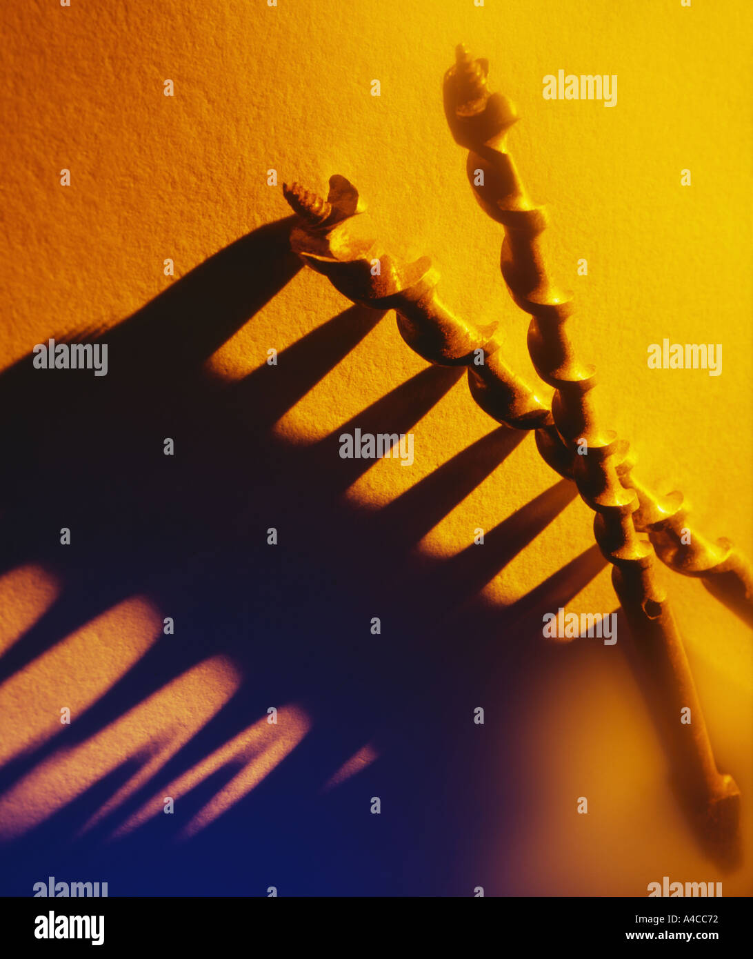 Drill bit with shadow Stock Photo - Alamy