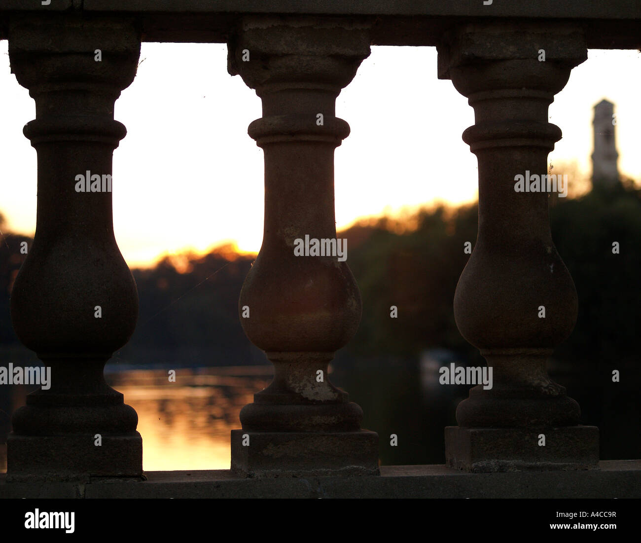 Tower sunset dusk night science park hi-res stock photography and ...
