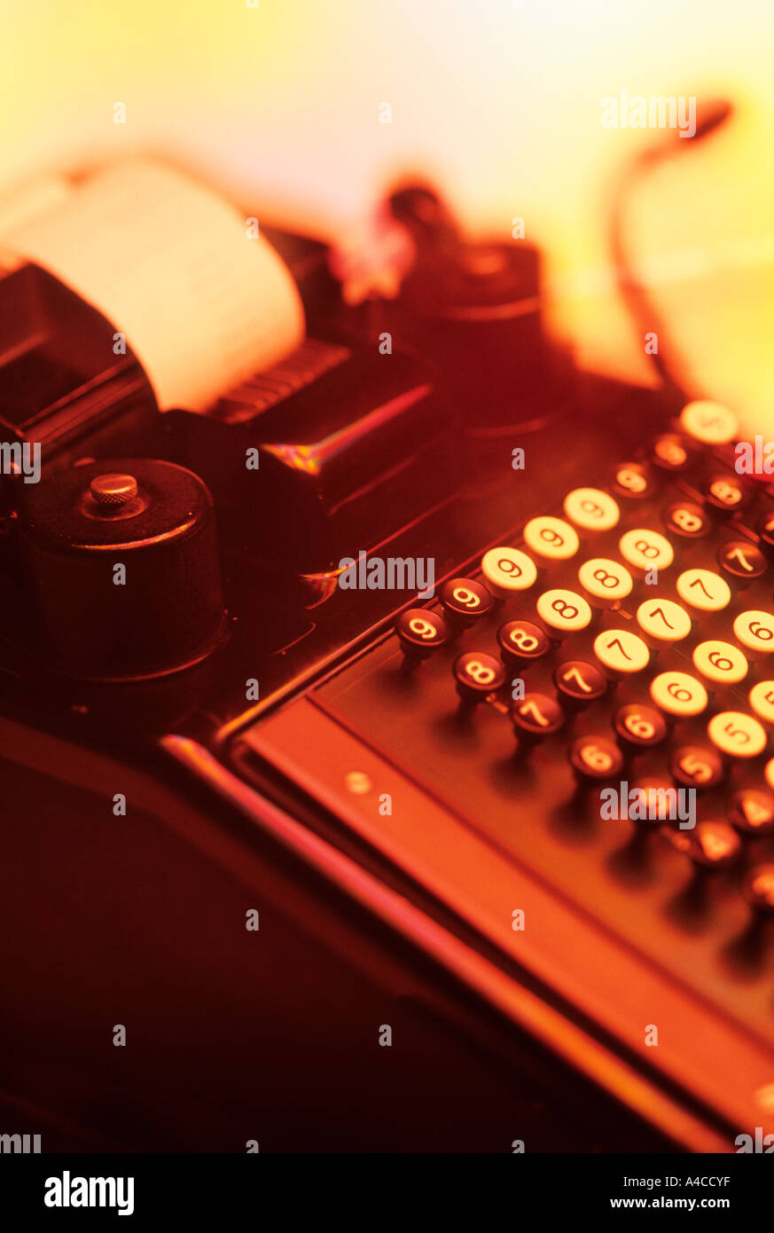 Old adding machine hi-res stock photography and images - Alamy