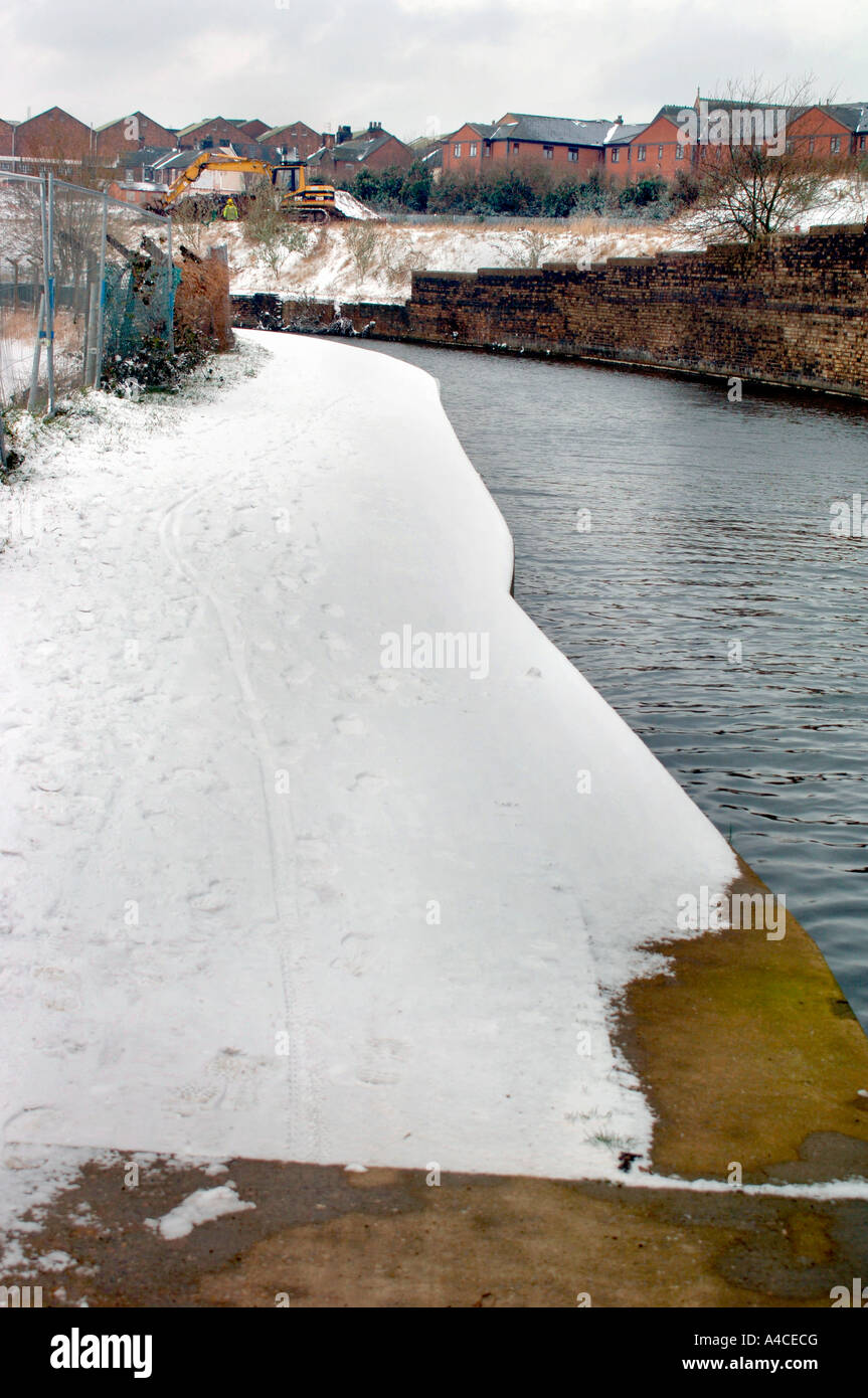 Snow Covered Urban Landscape Stock Photo - Alamy