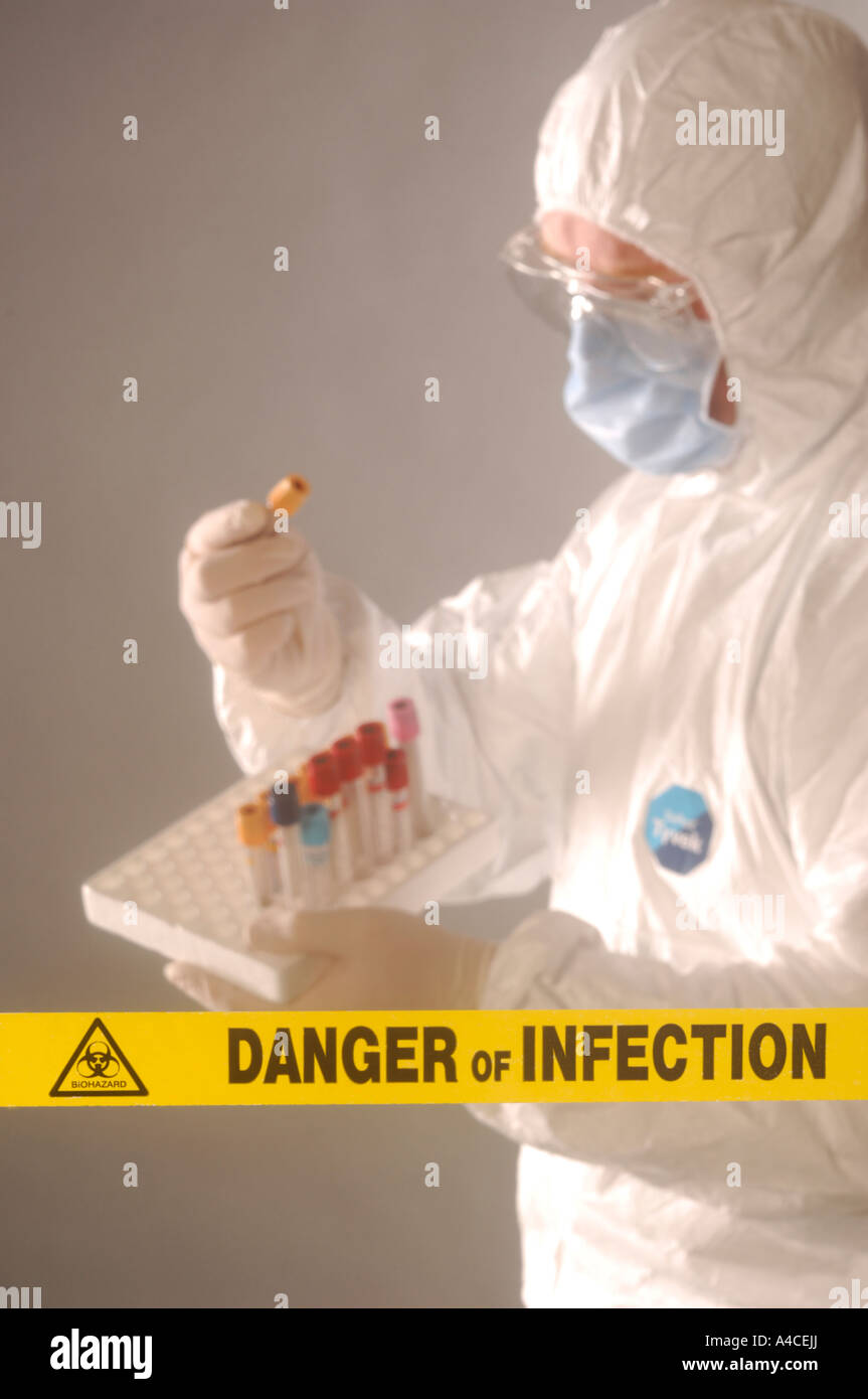 Examining radioactive liquid man hi-res stock photography and images ...