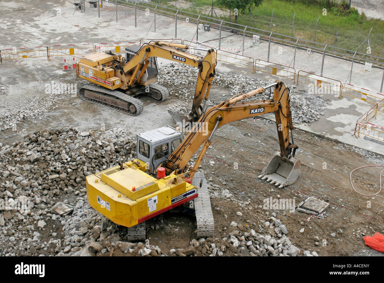 Construction in Hong Kong Stock Photo - Alamy