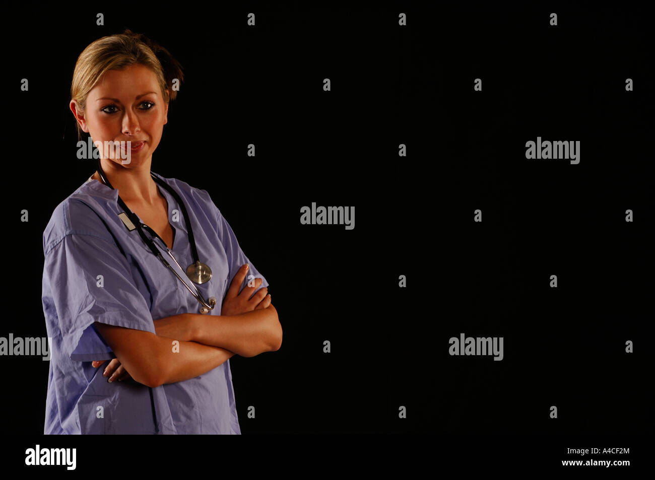 Nhs male nurse scrubs hi-res stock photography and images - Alamy