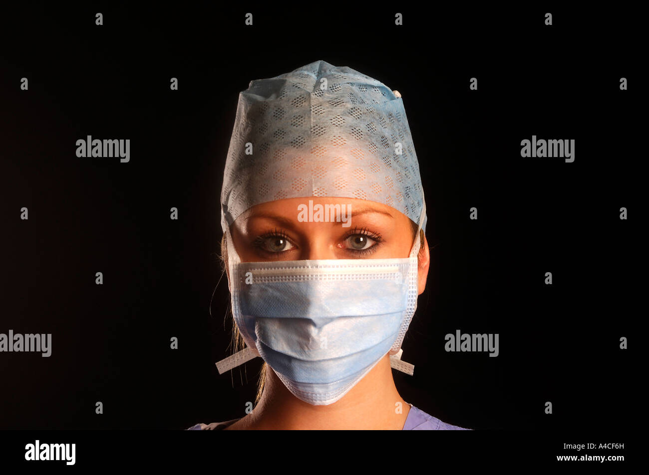 Nurse with mask Stock Photo - Alamy