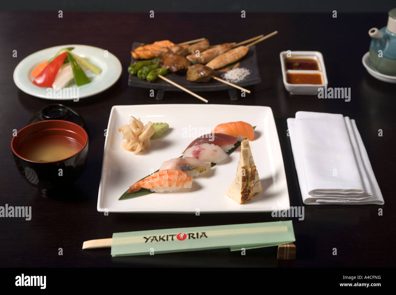Yakitoria Restaurant Paddington Basin London England Stock Photo - Alamy