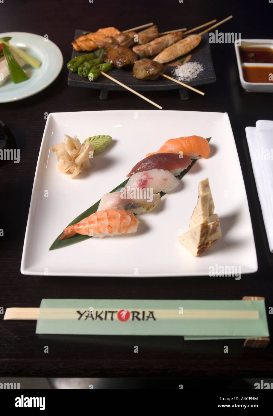 Yakitoria Restaurant Paddington Basin London England Stock Photo - Alamy