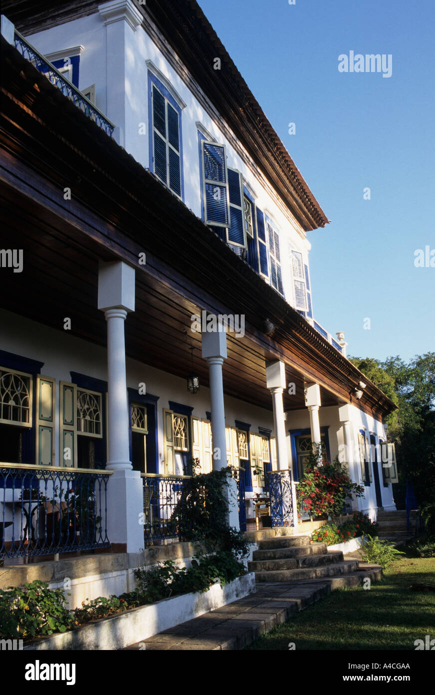 Rio de Janeiro State, Brazil. Fazenda Policarpo; typical colonial ranch ...