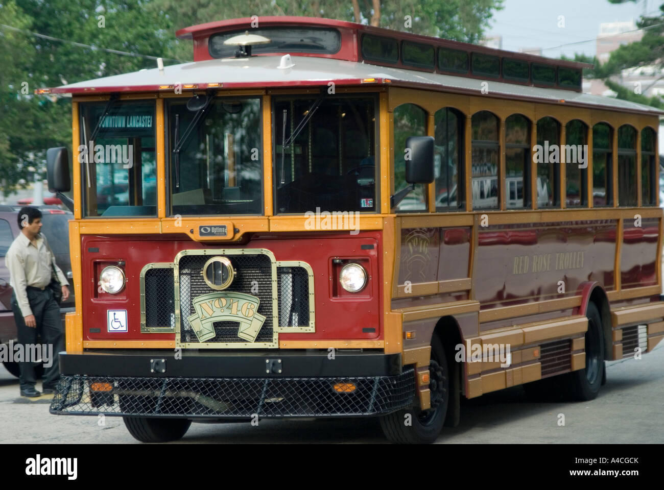 Trolley car, Lancaster, Pennsylvania Stock Photo - Alamy