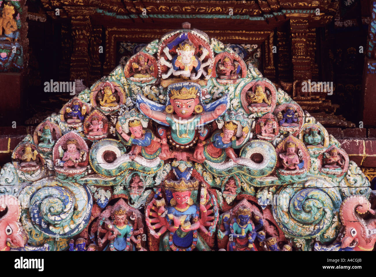 Woodwork nepal hi-res stock photography and images - Alamy